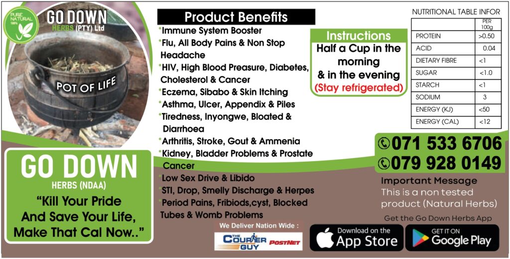 Product No. 1 Go down herb (Ndaa) – Go Down Herbs