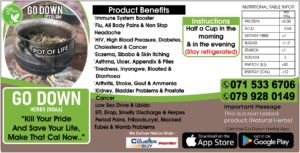 Product No. 1 Go down herb (Ndaa) – Go Down Herbs